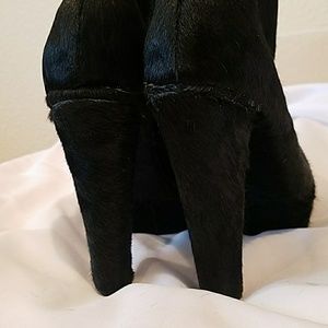 SENSO | Shoes | Senso Diffusion Black Wilma Pony Hair Ankle Bootie ...